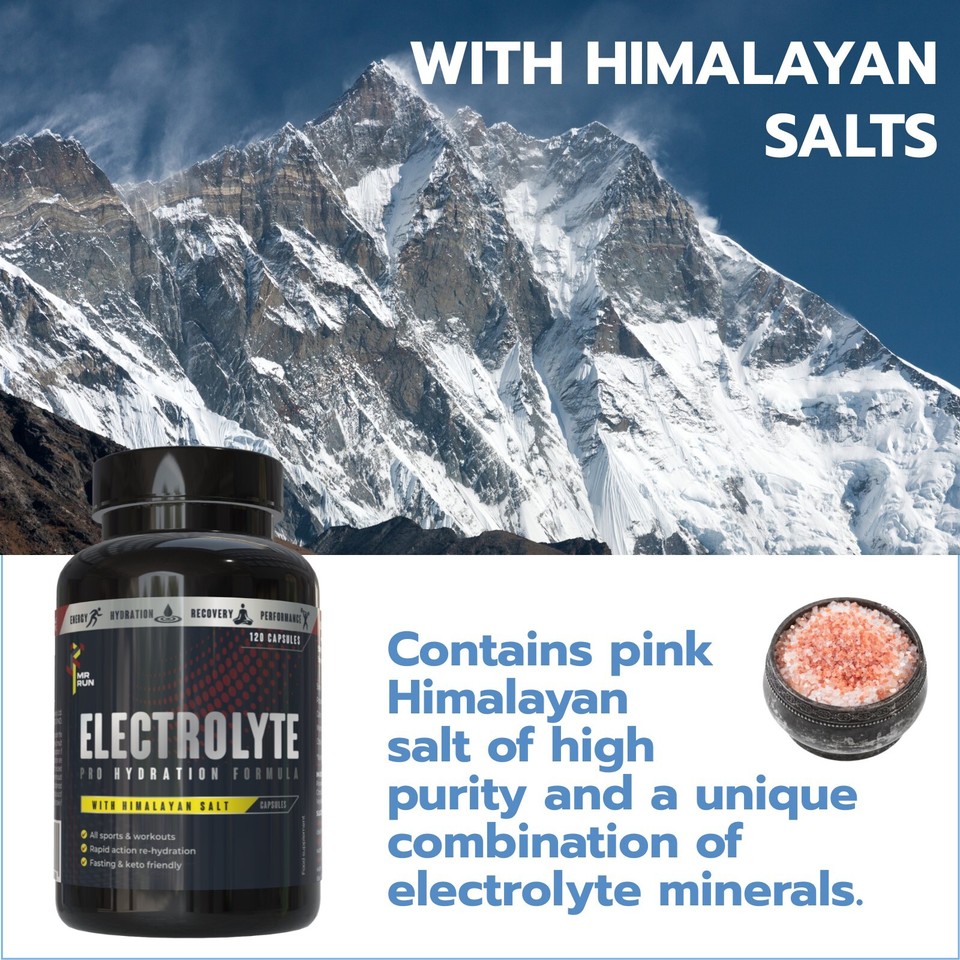 Electrolyte Tablets with Himalayan Salt - Sports Running Cycling Gym ...