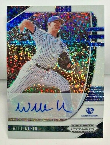 Will Klein 2020 Panini Prizm Draft Picks WHITE SPARKLE Autograph Auto ...