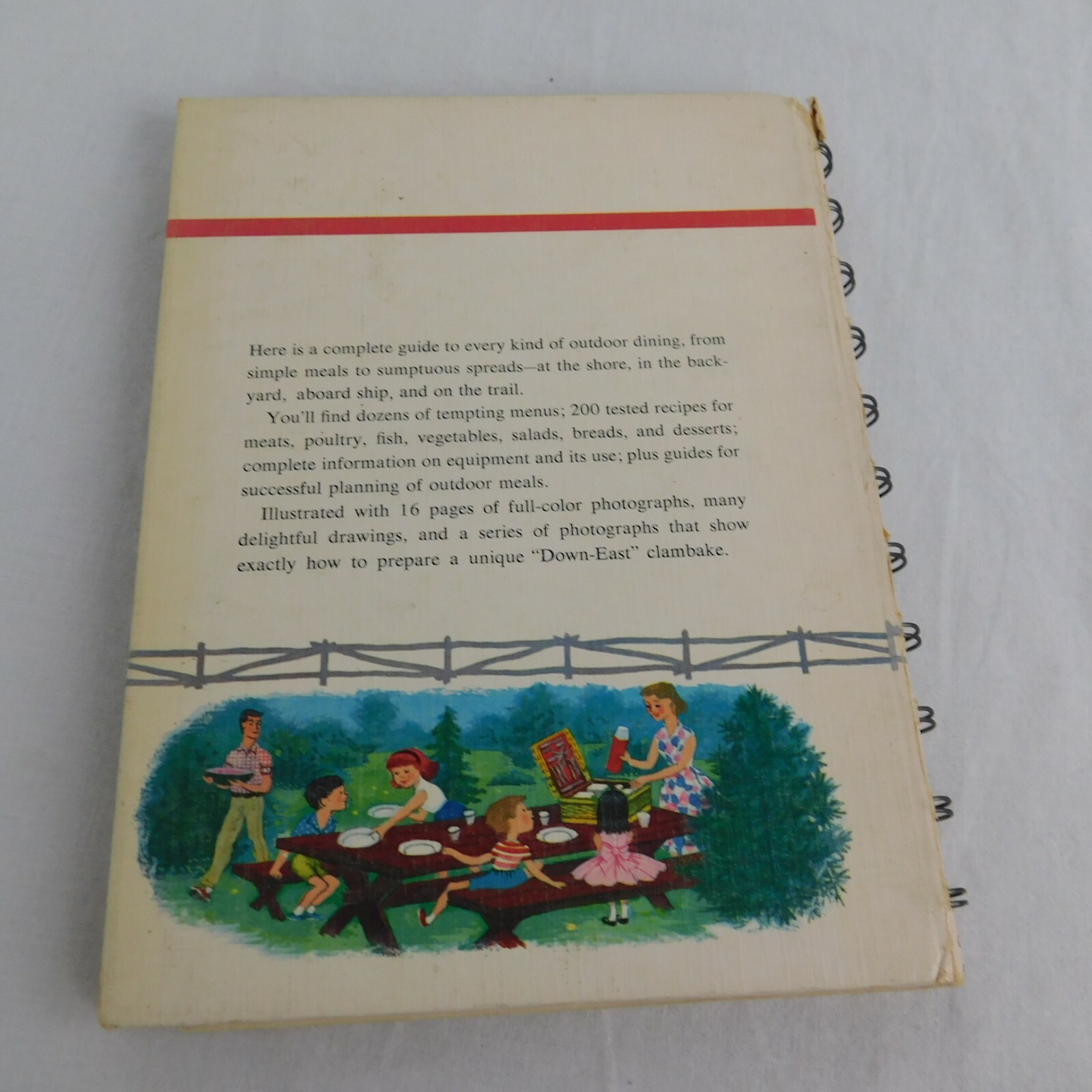 Betty Crocker's Outdoor Cook Book Wire Bound 1961 Golden Press ...