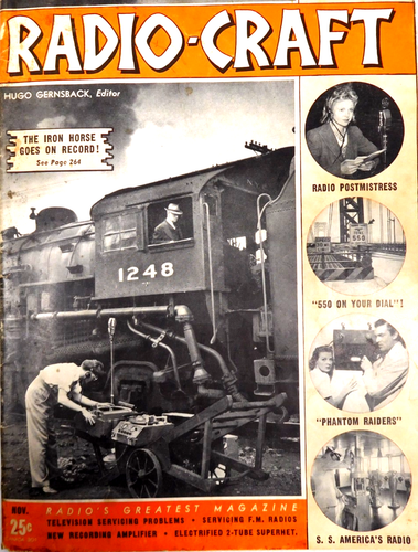 WWII - 85 Years Old – 1940 (Nov) - Radio Craft – Projects + Radio Ads ...