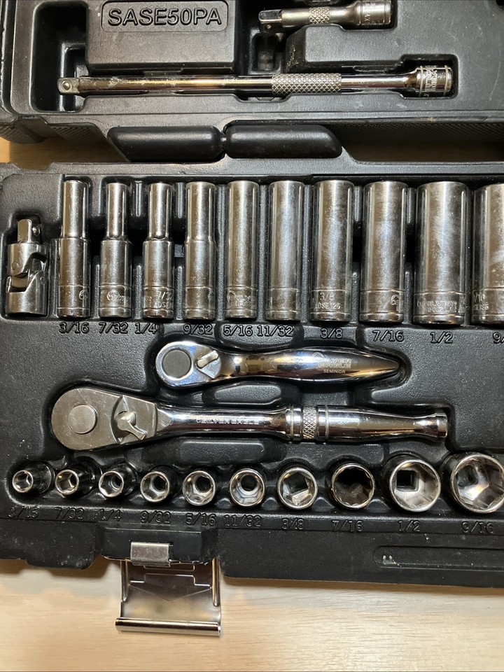 Matco Tools/Silver Eagle SASE50PA 83 Pieces 1/4" Drive Socket Set SAE ...