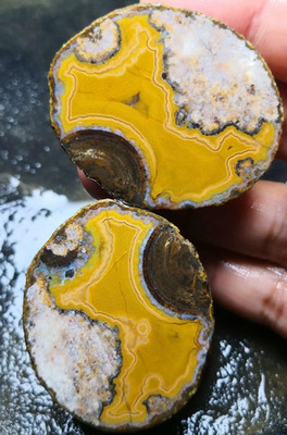 1Pair Rare China Natural Warring States Red Agate Geode Quartz Crystal ...