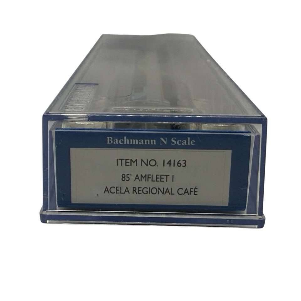Bachmann N Scale 14163 Amtrak 85' Amfleet I ACELA Regional Café Car | eBay
