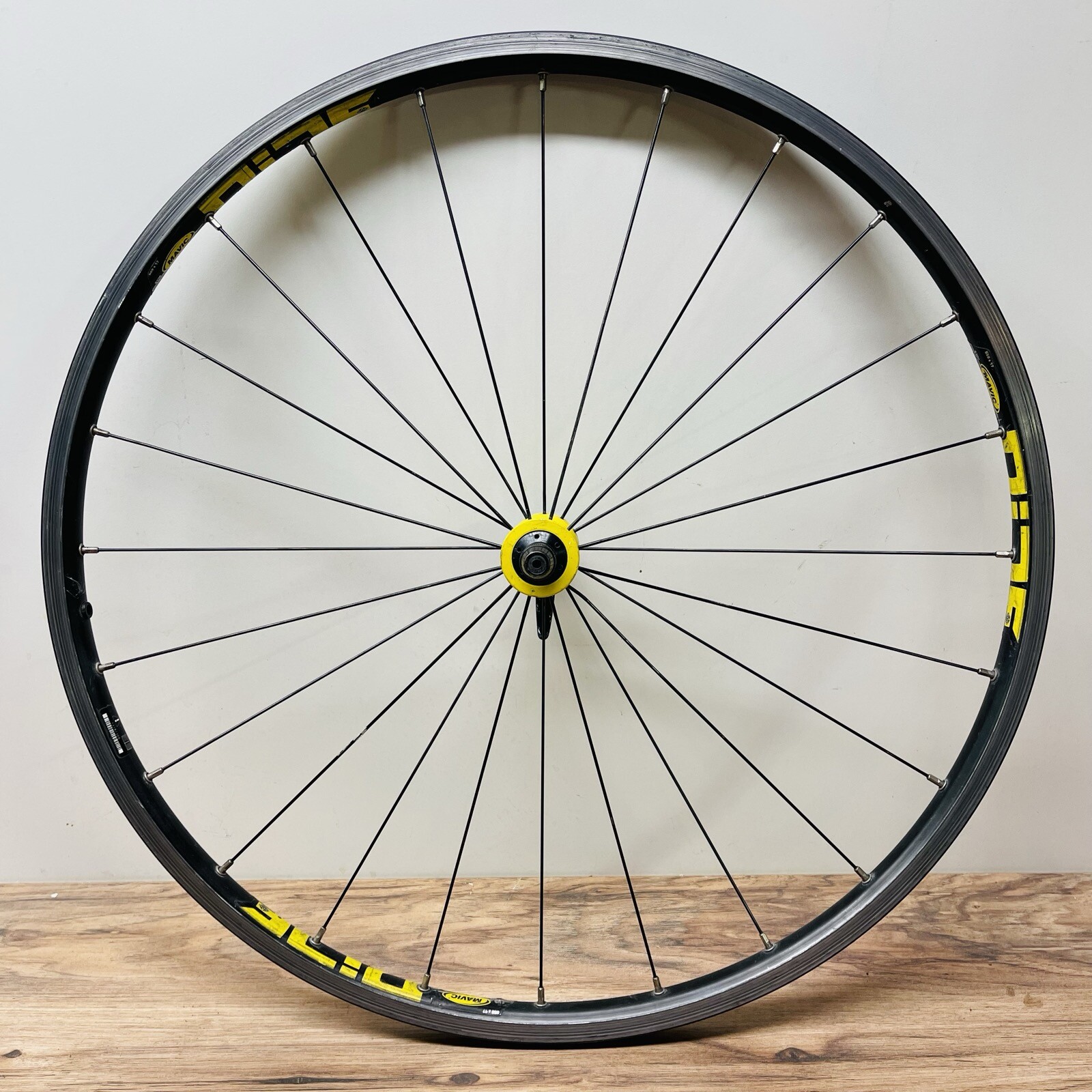 Mavic Crossride 26 Mountain Bike Front Wheel 100mm 24 Hole Yellow Hub ...