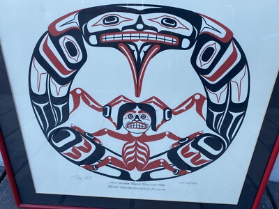 Tony Hunt Sr Famous Kwakiutl Artist Limited Edition print Signed ...