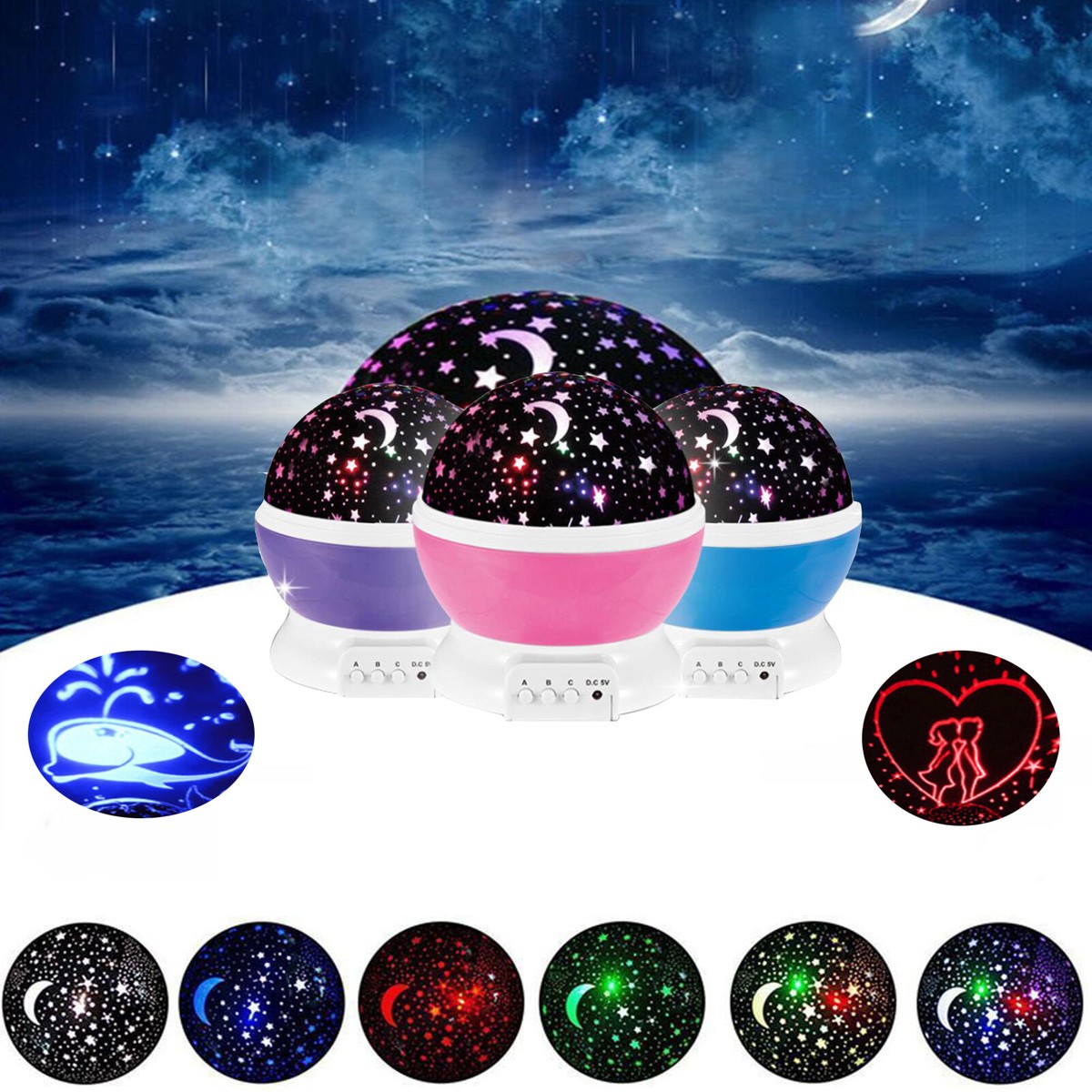 Night Sky Projection On Ceiling Northern Galaxy Light Aurora Projector