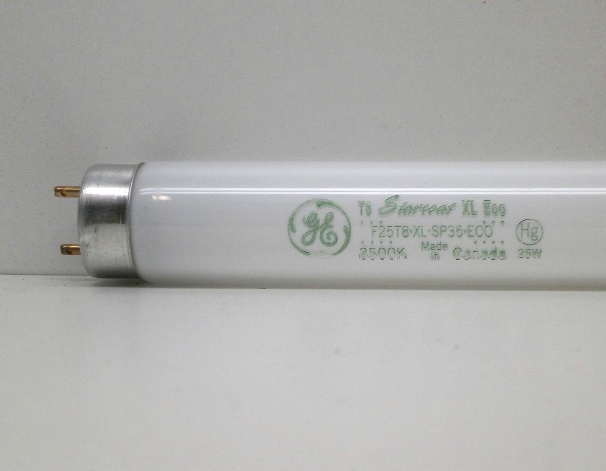 (24-Pack) GE F25T8/XL/SP35/ECO 25-Watt Fluorescent Lamp 36" 25W Light ...