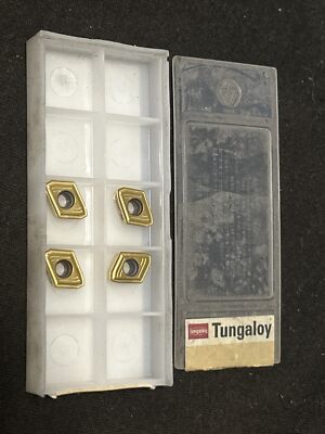 Qty. 4, Tungaloy XPMT08T308R-DW, GH730 Carbide Drill Inserts XPMT ...