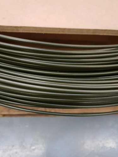 OLIVE GREEN STEEL BRAKE PIPE 4.76MM X 15FT CLASSIC CARS 15FT ROLL CAR ...