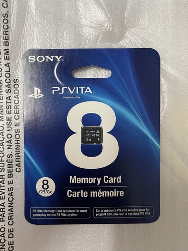 Sony PS Vita 8GB Memory Card - BRAND NEW SEALED PlayStation Official ...