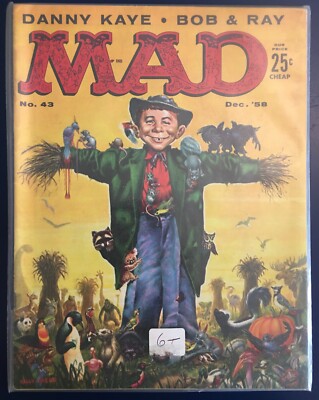 1958 MAD Humor Magazine #43 Alfred E Newman / Danny Kaye Bob & Ray | eBay