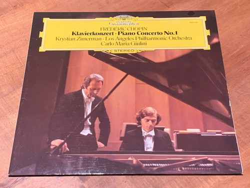 Chopin Piano Concerto # 1 KRYSTIAN ZIMERMAN GIULINI ORIG 1st DGG LP ...