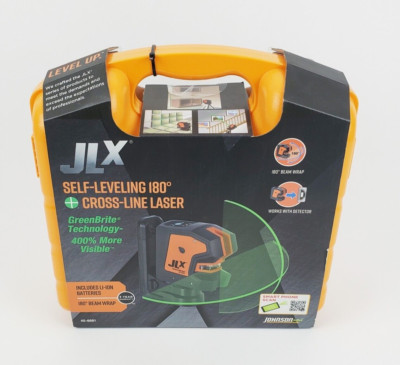 Johnson Level & Tool 40-6681 JLX Self-Leveling 180° Cross-Line Laser ...