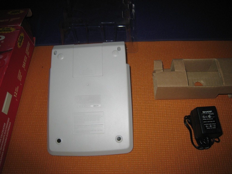 SHARP EL-1801C W/ 2 COLOR PRINT 12 DIGIT ELECTRONIC PRINTING CALCULATOR ...