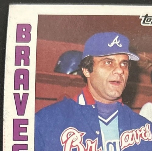 1984 Topps Joe Torre Braves Manager Baseball Card #502 FR/GD Bad ...