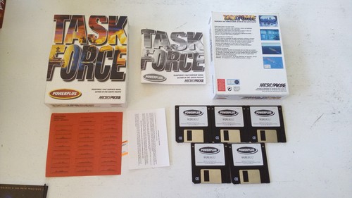 Task Force 1942 MICROPROSE 3.5 3 1/2 disk/disquette PC Big box boite ...