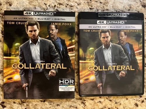 Collateral 4K UHD Blu-ray with Slipcover Tom Cruise Jamie Foxx ...