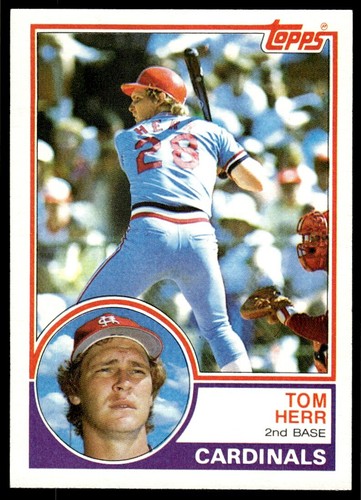 1983 Topps Tom Herr St. Louis Cardinals #489 | eBay