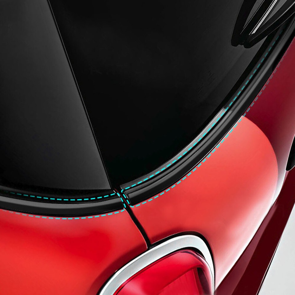 10m Universal Car Window Trim Vinyl Film Door Waistline Sticker DIY ...