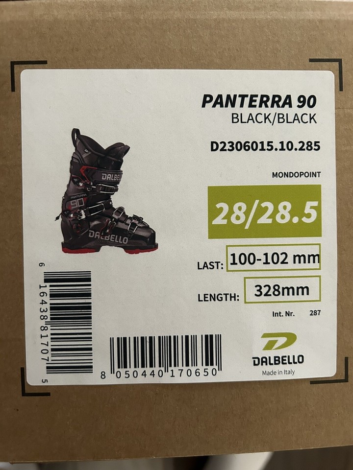 Dalbello Panterra 90 Ski Boots 2024 - Slightly Used Still In Original ...