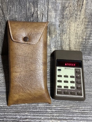 Vintage 1970s National Semiconductor Calculator Model 750 W/Case Tested ...