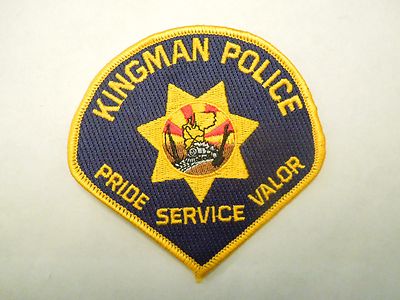 Vintage Kingman Police Pride service Valor - Train, Railway Sew On ...