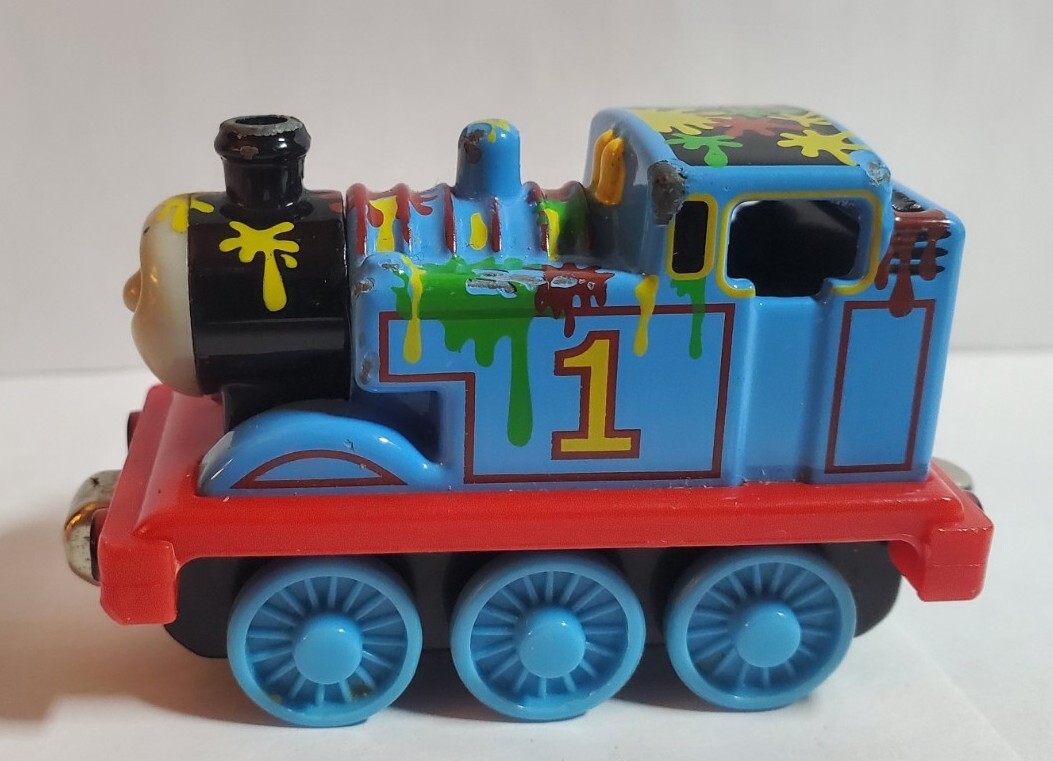 Thomas The Train Engine THOMAS PAINT Die Cast Metal Magnetic 2002 ...