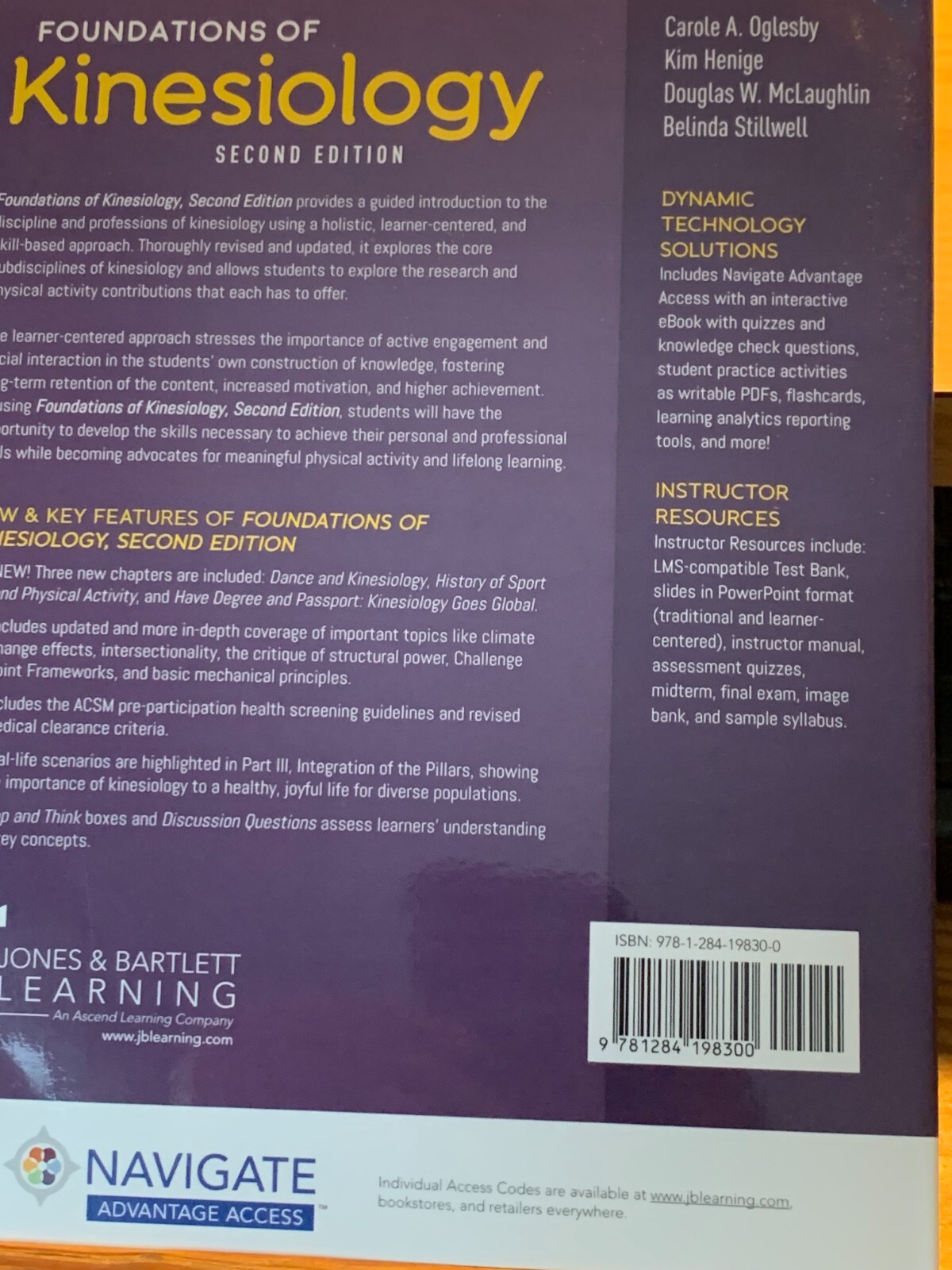 Foundations of Kinesiology by Kim Henige, Carole Oglesby, Doug ...