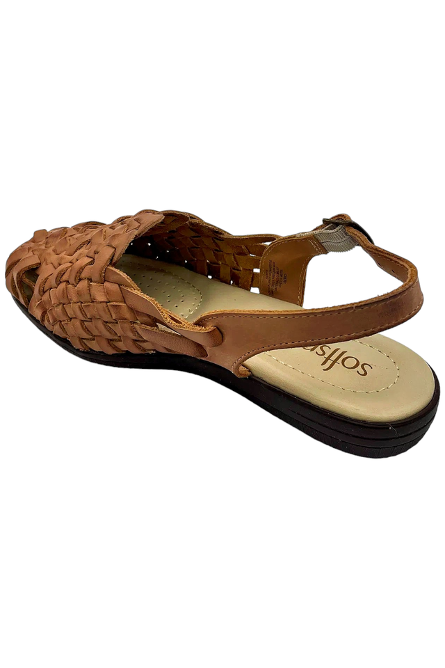 Softspots Women's Tobago Slip-On Sling Back Flat Sandals Natural | eBay