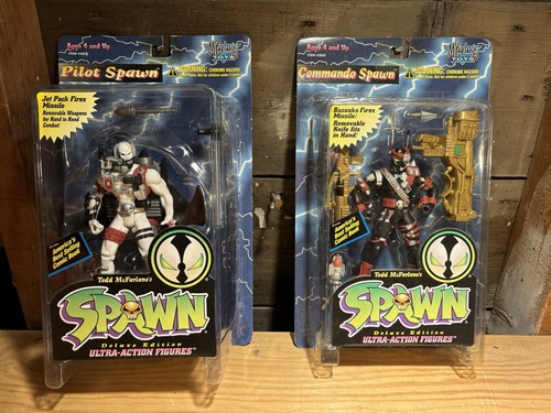 McFarlane Toys Spawn Commando, Pilot Spawn 1995 White Variant 6" Action Figure | eBay