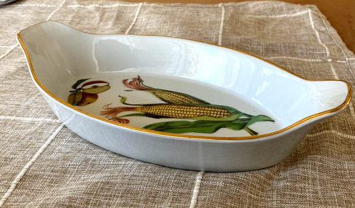 Royal Worcester Porcelain Gold Rimmed Casserole Dish With Handles | eBay