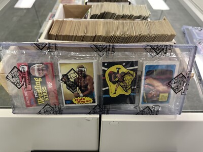 1985 TOPPS WWF RACK PACK UNOPENED BBCE HULK HOGAN SHOWING TWICE ON ...