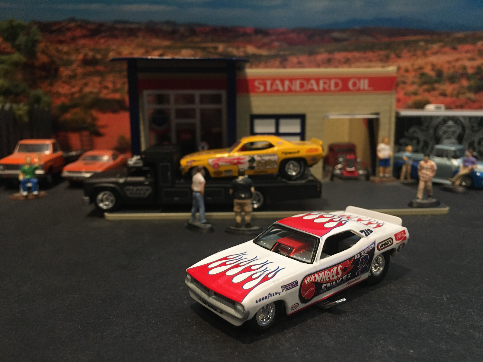 1:64 Hot Wheels Don The Snake II Prudhomme Barracuda Funny Car White ...
