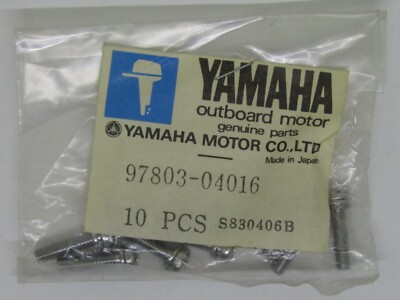 New Yamaha Genuine Parts Boat OEM Screw Part No. 97803-04016 Sold ...