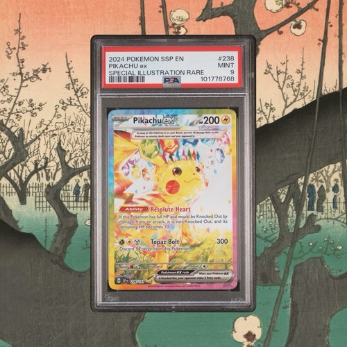 Pikachu ex 238/191, PSA 9, Mint, Special Illustration Rare, Surging ...