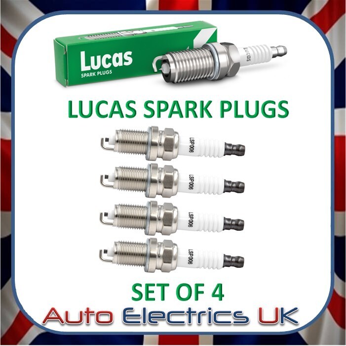 NGK ZFR6V-G LUCAS SPARK PLUGS LSP006 X 4 ZFR6VG VAUXHALL ASTRA CORSA ...