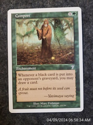 Compost 7th Edition NM Green Uncommon MAGIC THE GATHERING MTG CARD ...