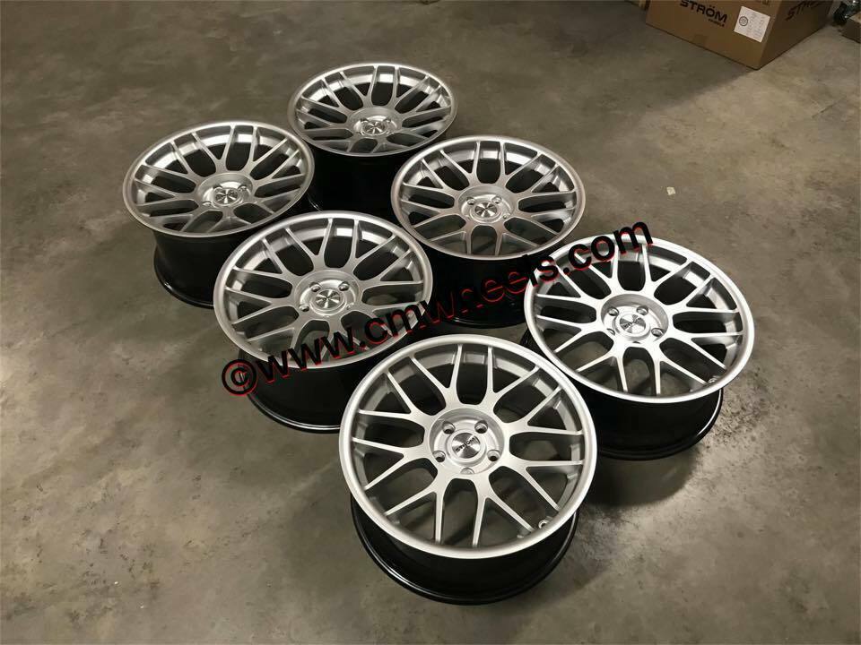 19" Strom STR2 RC ULTRA CONCAVE Alloy Wheels Quartz Silver BMW E90 E92 ...