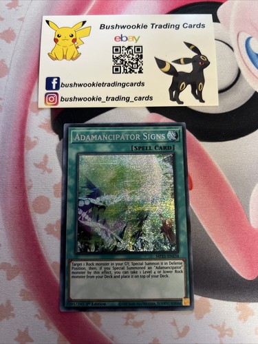 Yu-Gi-Oh! TCG Adamancipator Signs 2021 TiN of Ancient Battles Mp21 ...