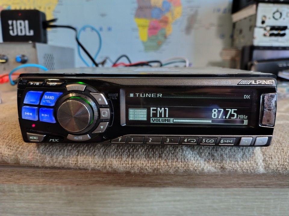 Alpine CDA-9835 Car Stereo Mobile Media Station Fully Working Good ...
