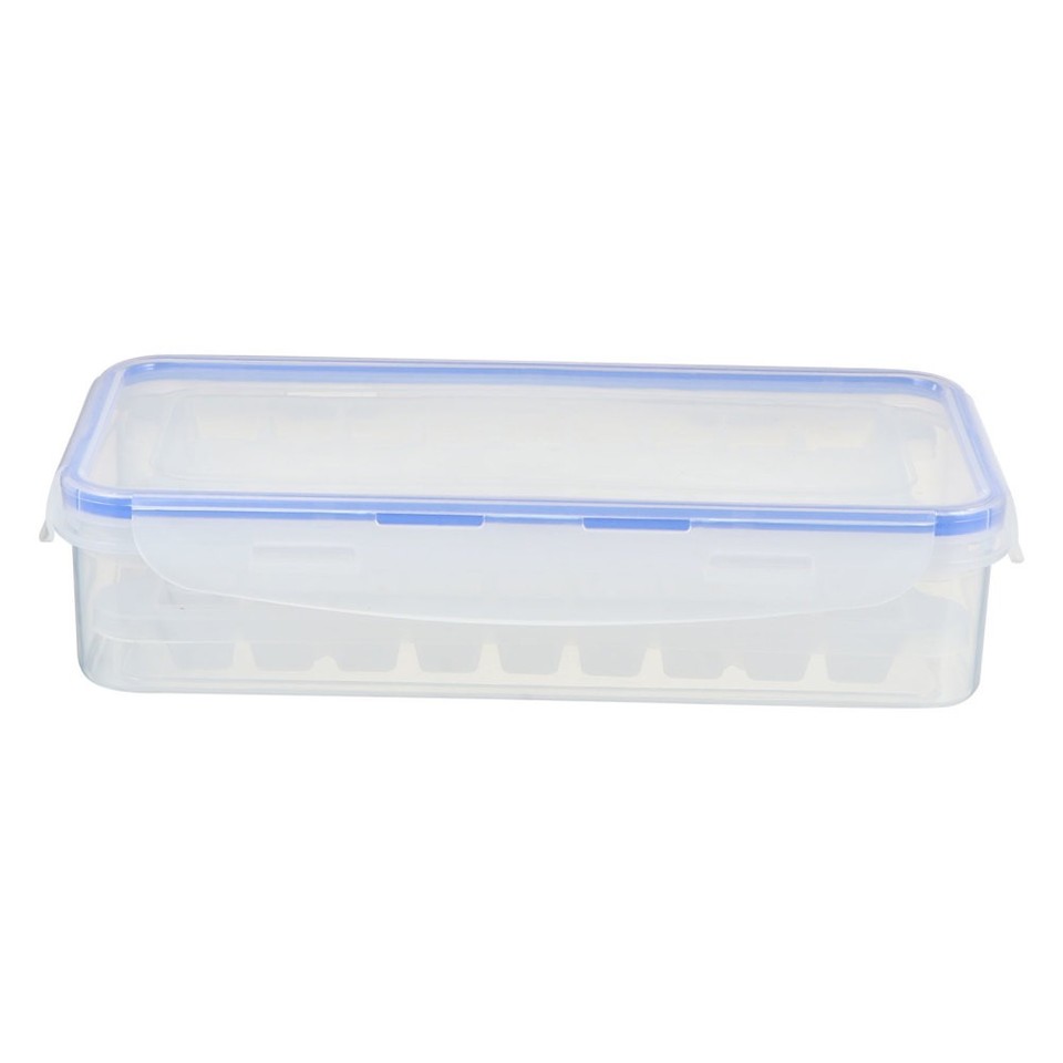 2 Pcs Ice Tray with Container Trays DIY Mold Cube for The Freezer ...