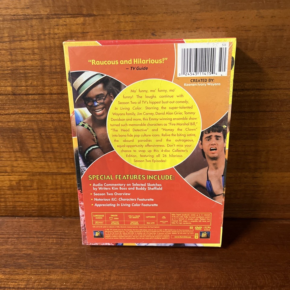 In Living Color - Season Two 2 (DVD, 2004, 4-Disc Set) New And Sealed ...