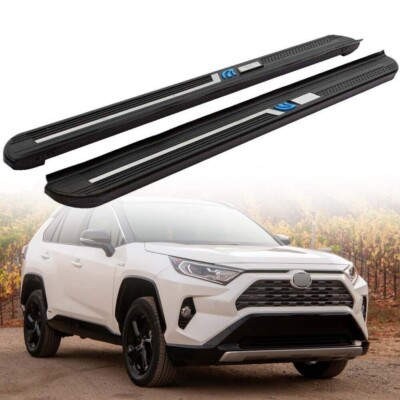 Running Boards Side Step Nerf Bar Fit Toyota RAV4 RAV-4 2019 2020 2021 ...