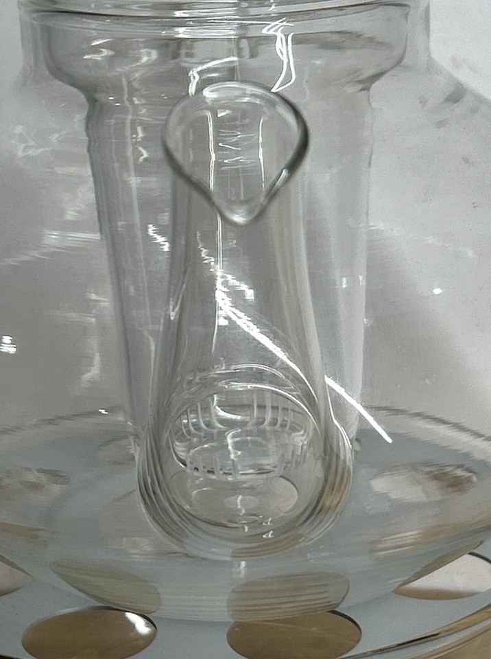 Schott Mainz “Jena Glass” Glass Teapot With Infuser And Warmer-Vintage ...