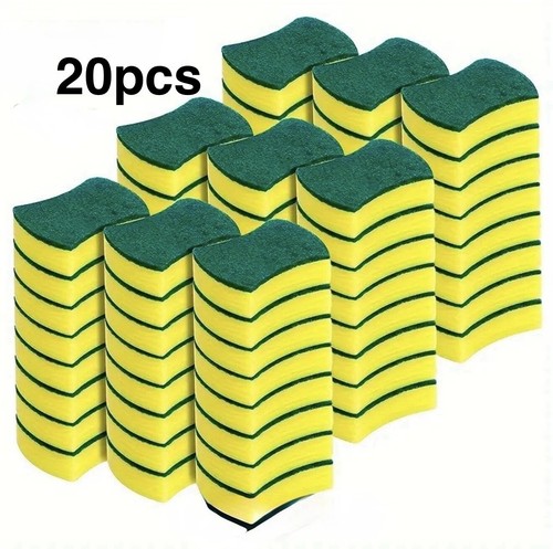 Washing up sponge scourers Lot Kitchen Sponge Super Strong 20PCS | eBay UK