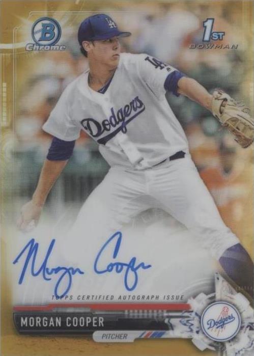 2017 Bowman Draft - Chrome Draft Pick Autographs Morgan Cooper #CDA-MC ...