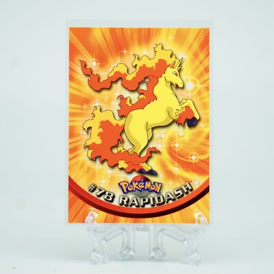 2000 Pokemon RAPIDASH #78 [Non-Holo] Topps Blue Logo NM | eBay