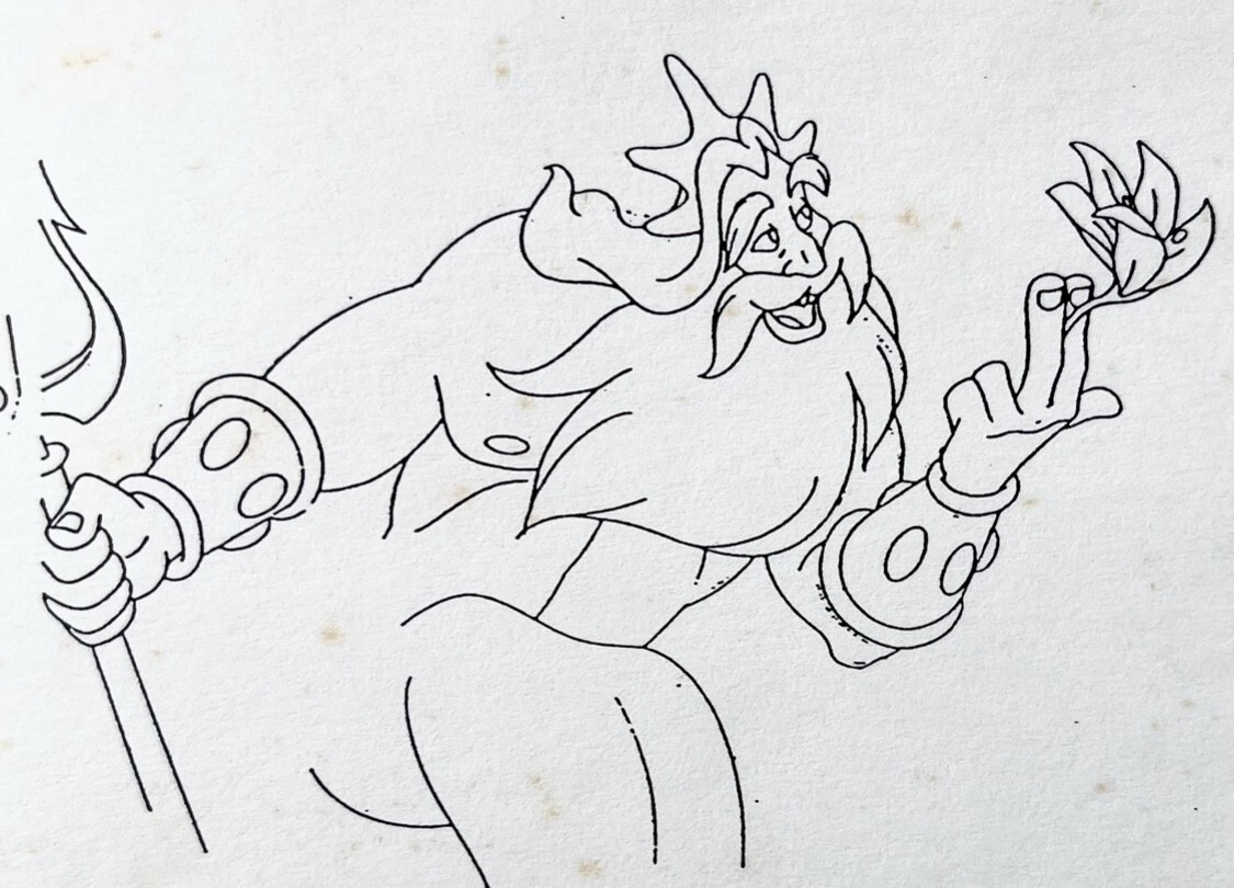 Little Mermaid King Triton Coloring Pages