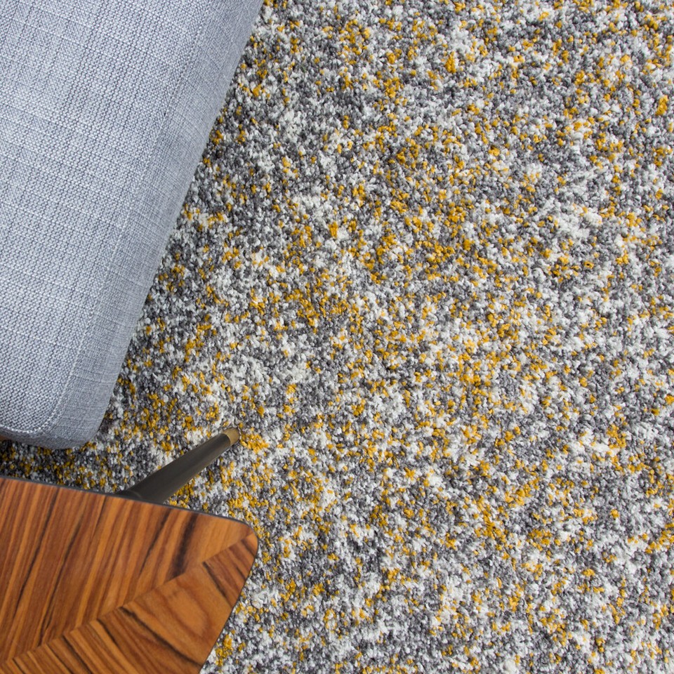 Ochre Mustard Yellow Gold Bright Large Area Rug Rugs for Living Room ...