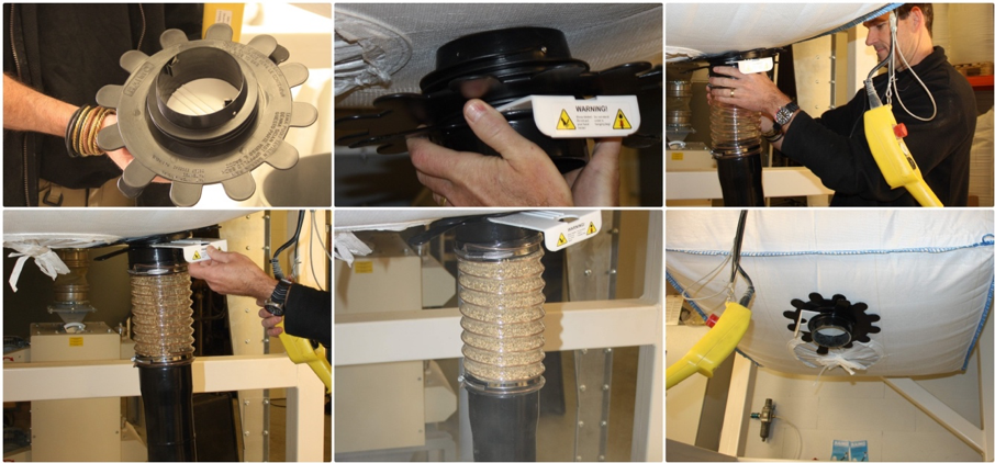 Raimo Big Bag Dispenser for FIBC, Bulk Bag unloader, Ton bag, Tote ...